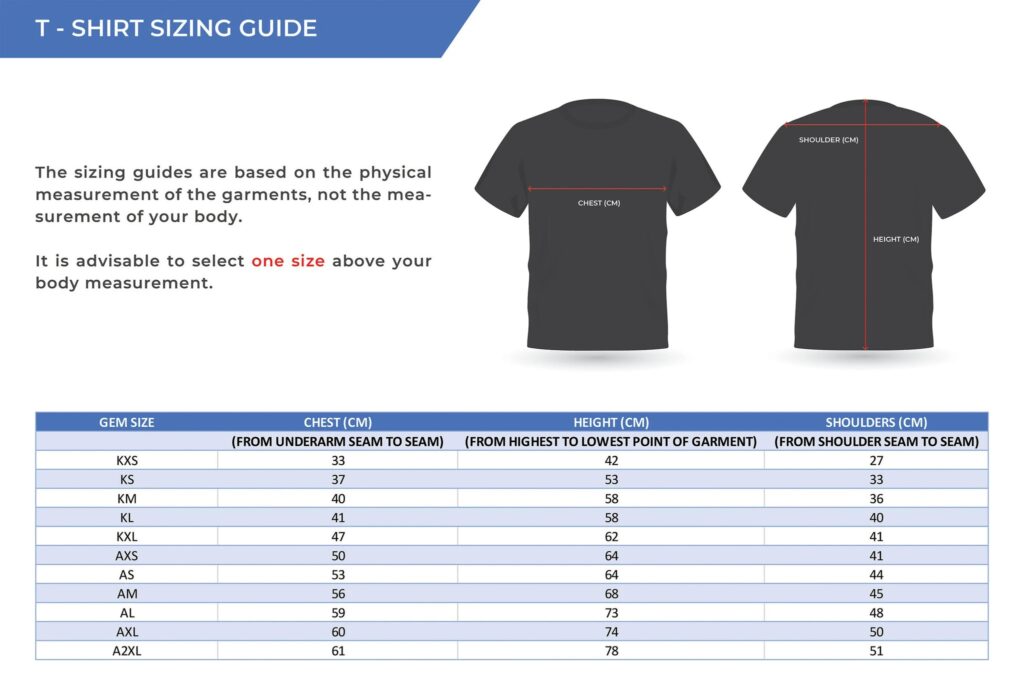 Uniform Hub Size Guide - Uniform Hub Sandton, Uniform Hub Sandton ...